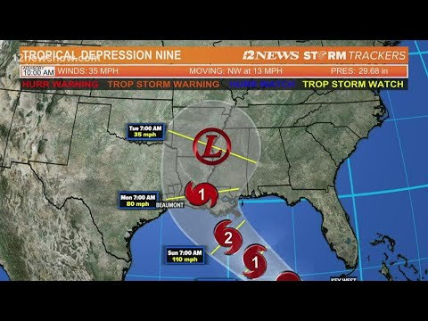Tropical Depression 9 forms in the Caribbean