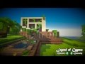 Slanted Modern House (Downloads Available) Minecraft Map