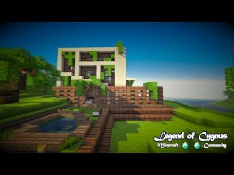 Slanted Modern House (Downloads Available) Minecraft Map