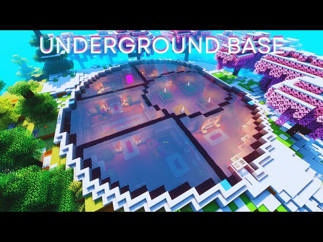 Minecraft: Modern Underground Base Minecraft Map