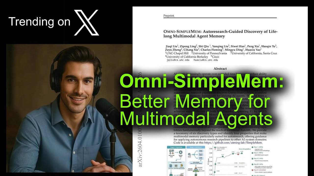 Omni-SimpleMem: Better Memory for Multimodal Agents