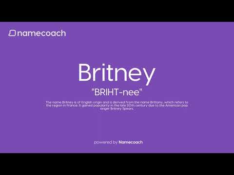 How to Pronounce Britney