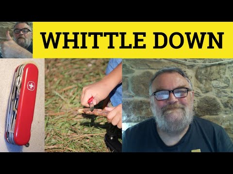 🔵 Whittle Down Meaning - Whittle Examples - Whittle Down Definition - Phrasal Verbs