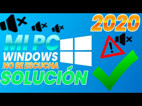 Mi PC no tiene sonido (Solucionar error sonido 2021 en Windows 10) Tutorial 2021 - videos sin audio