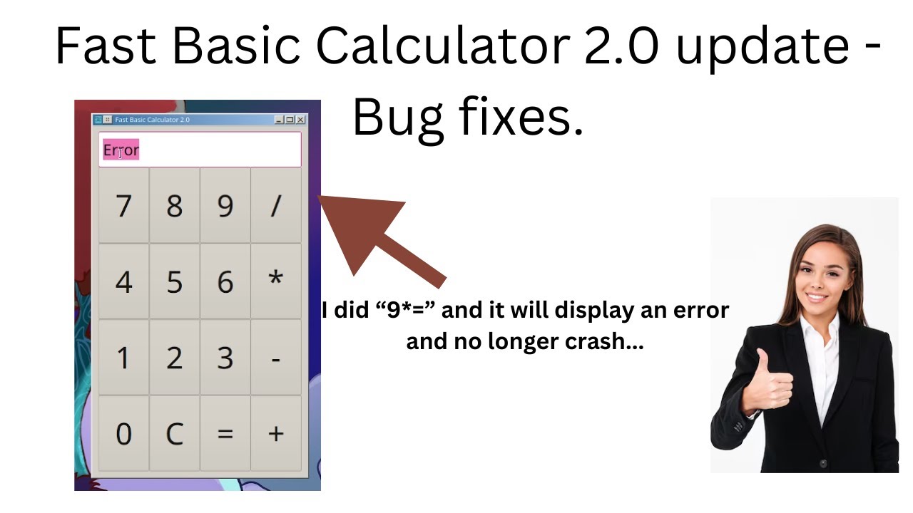 Fast Basic Calculator 2.0 update - Bug fixes.