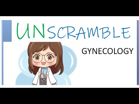 Gynecology 999 Words unscrambled scramble game fun quiz play guess the word terms revise mbbs