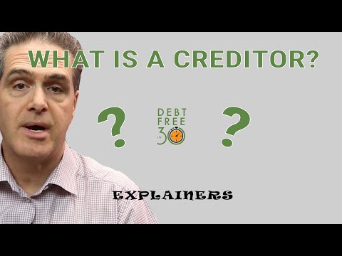 Creditor | What is that? | DFI30 explainers