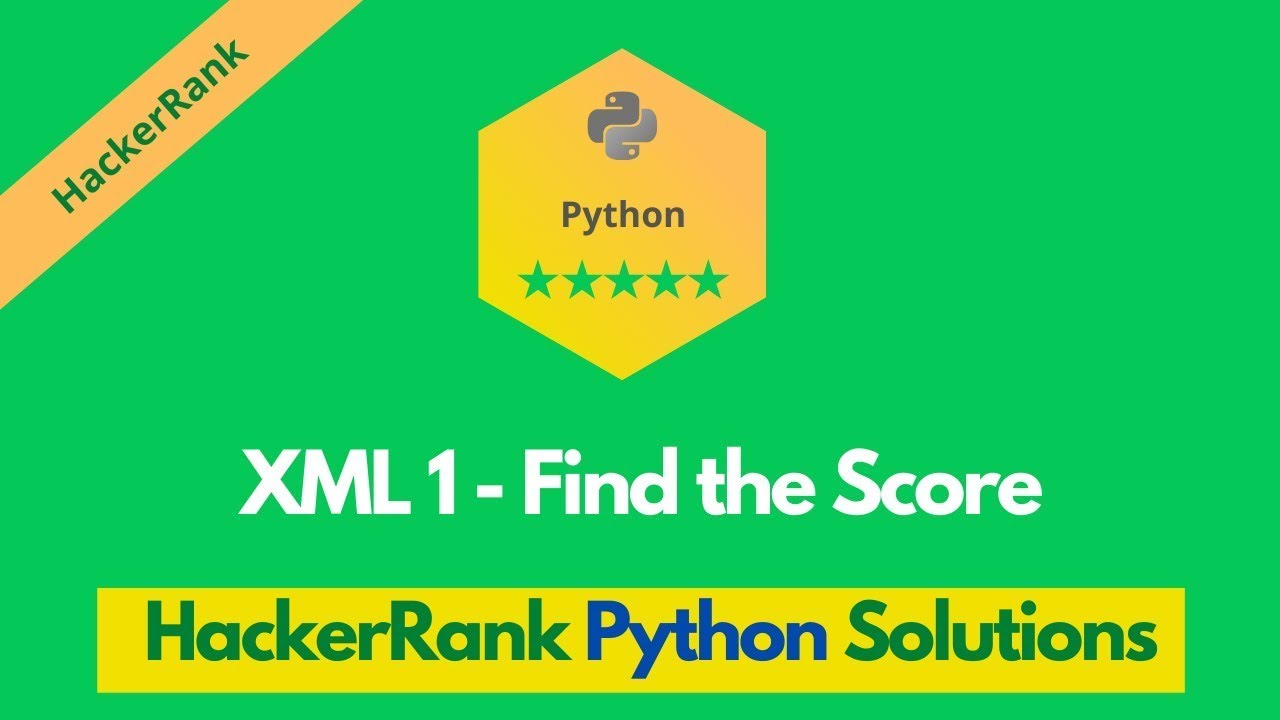 HackerRank XML 1 - Find the Score problem solution in Python | Python problems solutions