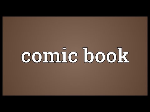 Comic book Meaning
