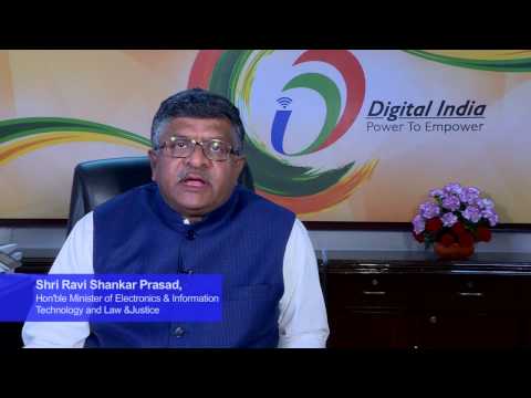 Shri Ravi Shankar Prasad welcomes participants at ICEGOV