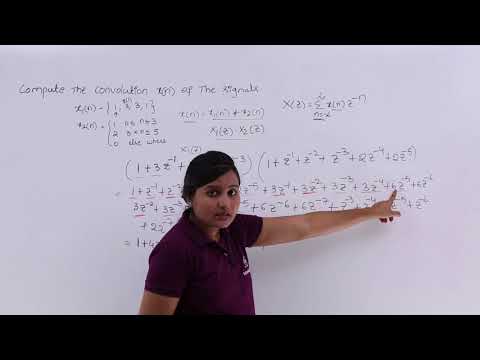 Convolution Property of Z-Transform Problem Example Video Lecture ...