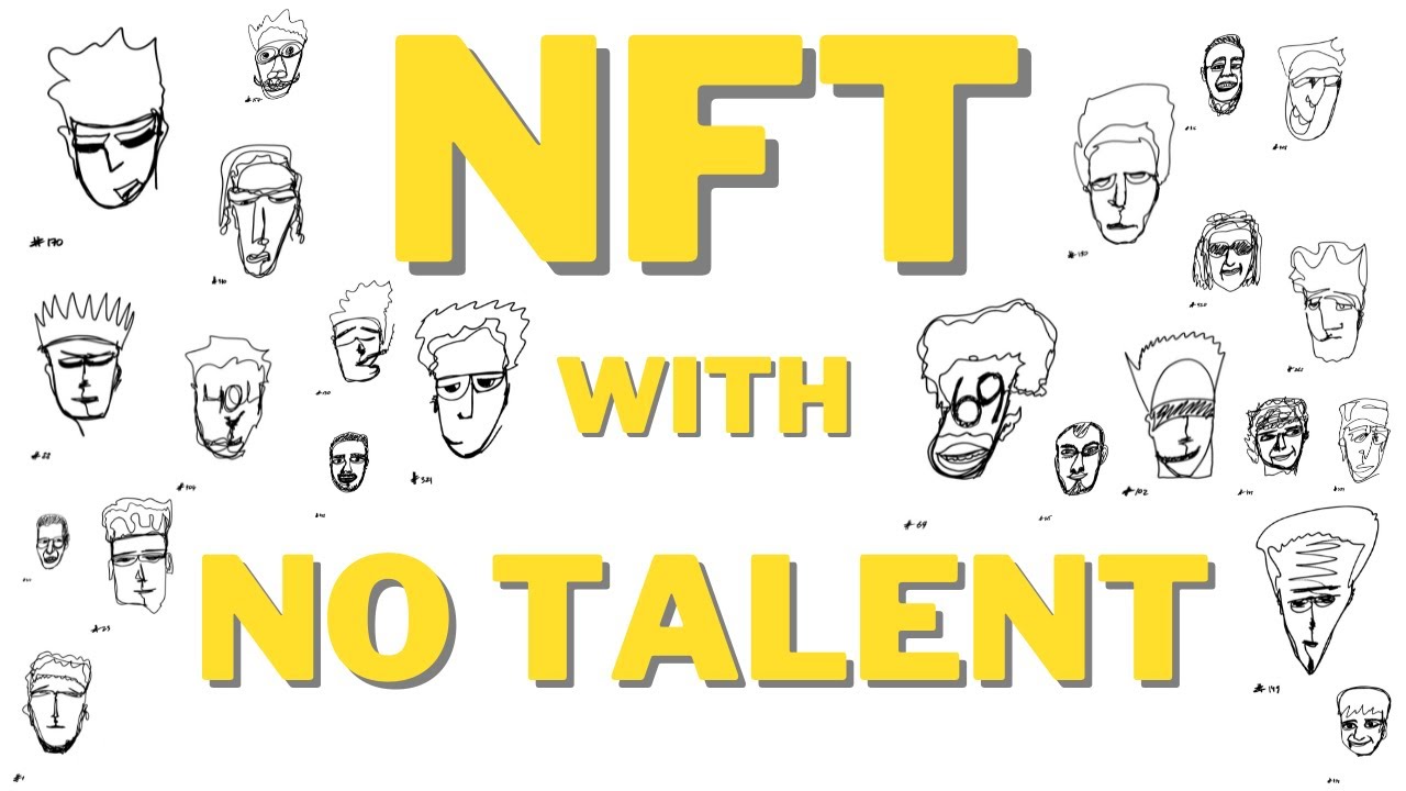 I created NFT collection with ZERO TALENT