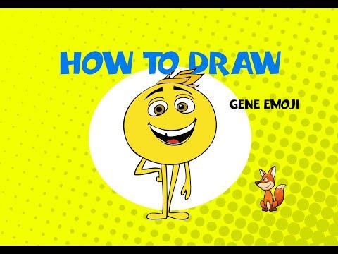 How to draw Gene Emoji – STEP BY STEP GUIDE – DRAWING LESSON GUIDE ...