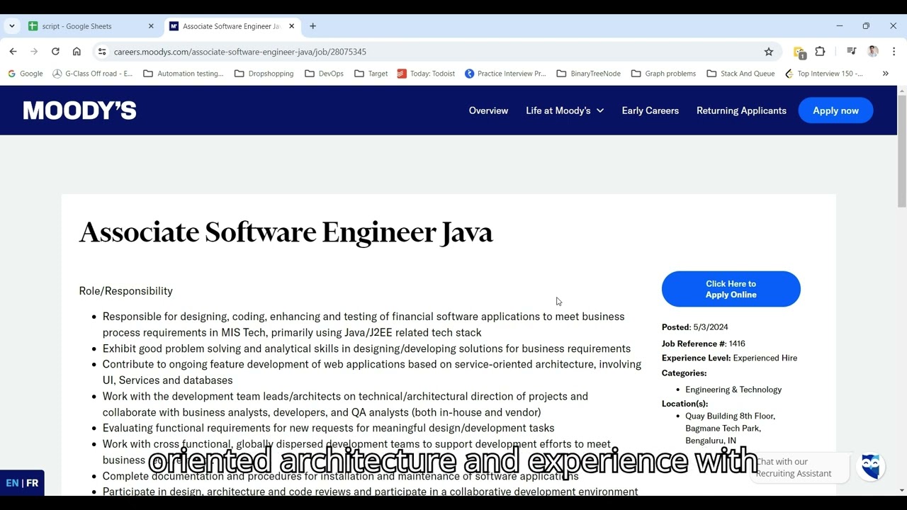 Associate Software Engineer Java - Join Our Team Now!