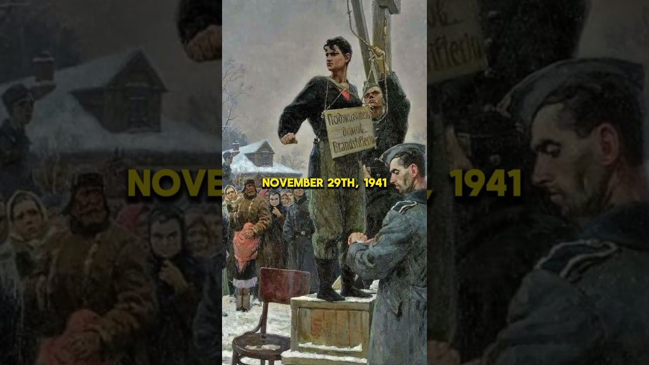 Zoya Kosmodemyanskaya - Symbol of Soviet Bravery. #history #historyfacts