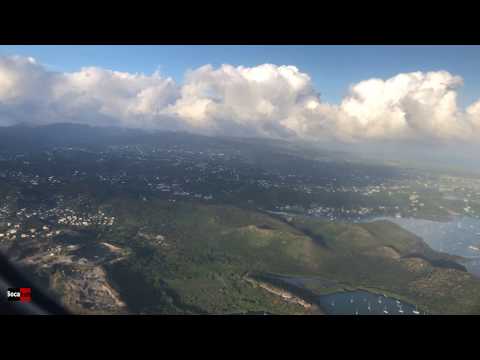 Air Canada Plane Taking off From Maurice Bishop International Airport Grenada Vacation 2020