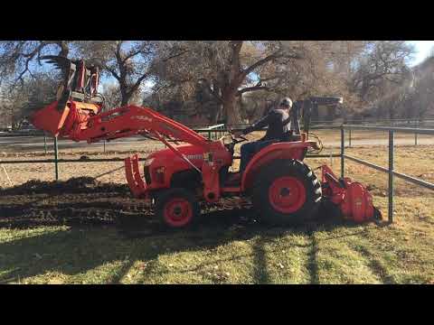 Three-Point Land Pride Tractor Tiller Implement