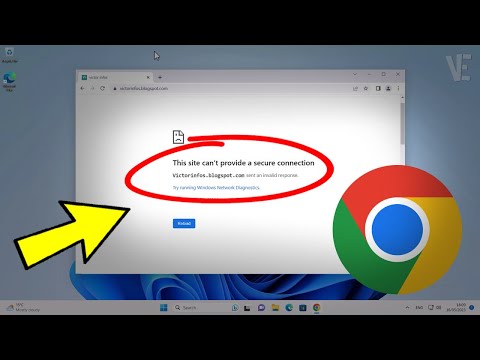 Fix This site can't provide a secure connection Try running Windows Network Diagnostics in Chrome ✅