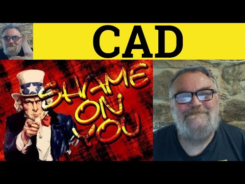 🔵 Cad Meaning - Cad Examples - Cad Defined - 3 Letter Words You Didn´t Know - ESL British Accent Cad