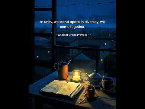 Ancient Wisdom Unveiled: The Intriguing Greek Proverb on Unity and Diversity #Edutok, #quotes