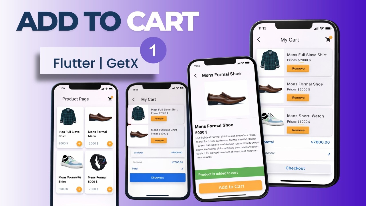 Introduction | Flutter  Add To Cart With GetX