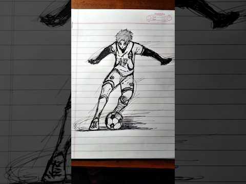 Stickman To Sae Itoshi 🔥#shorts #drawing #sketch #saeitoshi #itoshi #bluelock #trending #football