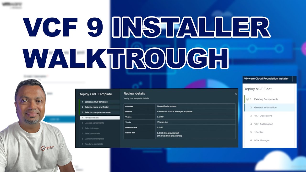 VMware VCF 9 Lab Deployment - VMware Cloud Foundation Installer Walkthrough