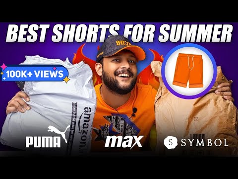 BEST SHORTS FOR MEN (SUMMER) ON AMAZON 🔥 Shorts Haul Review 2023 | Puma, Max, Symbol | ONE CHANCE