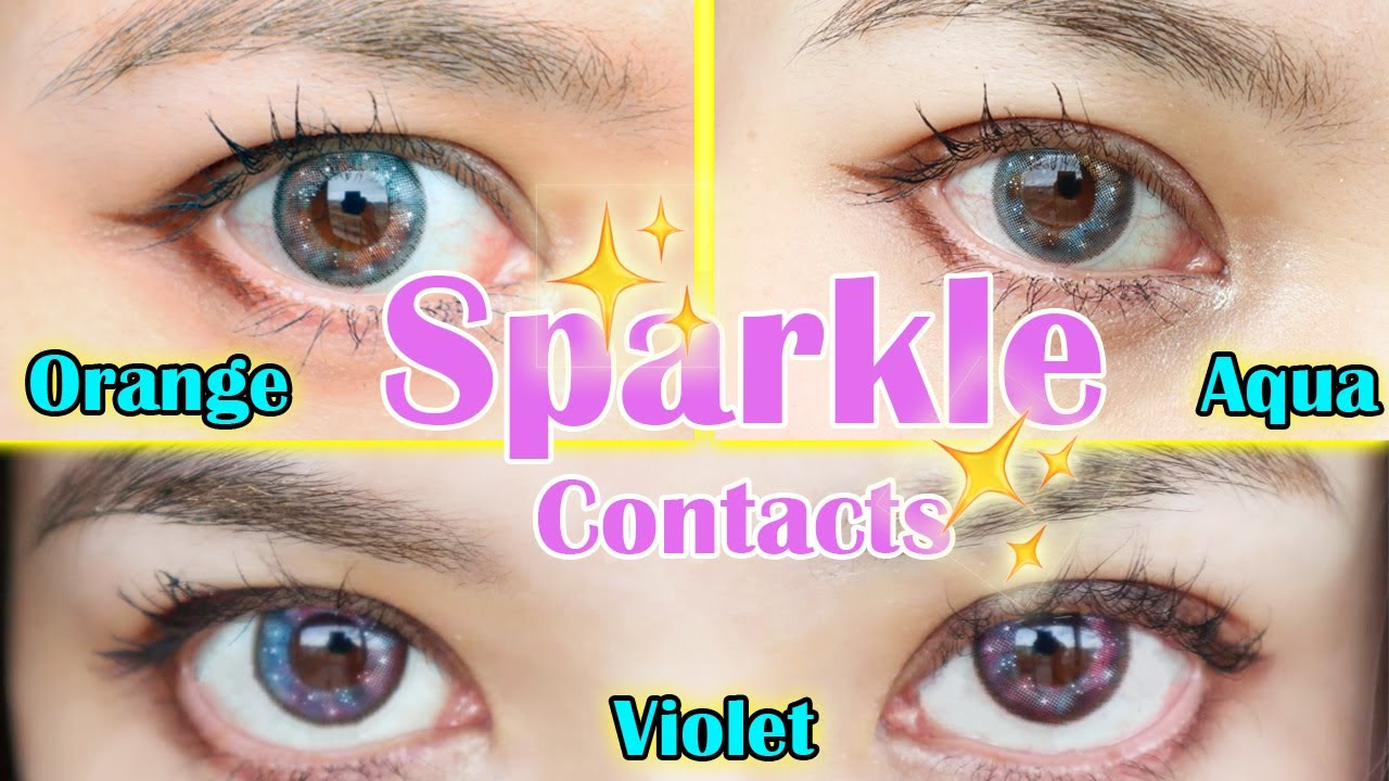 I Tried the SPARKLIEST Starry Galaxy Contact Lenses Ever! EOS DUNIA Series Review