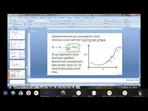 Lec 08 Linear Regression gradient descent Algorithm and multiple variables - الورشه