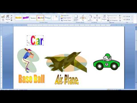 Inserting Clipart & Wordart in Ms-Word|| Ms-Word tutorials in Hindi