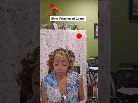 Do You Know What These Colors Mean in the Bible #artist