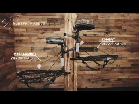Hawk Mega Combat Hang-On Treestand | Sportsman's Warehouse