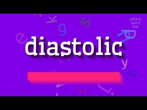 How to say "diastolic"! (High Quality Voices)