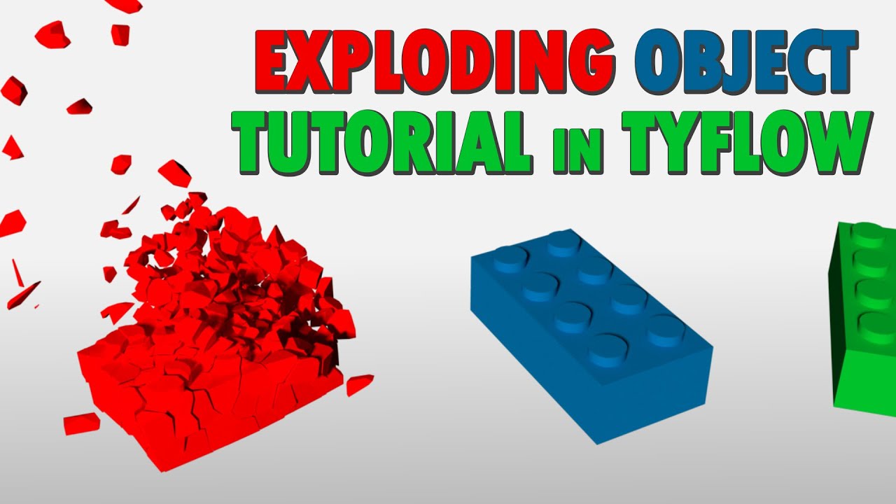 Exploding Object in 3ds Max and Tyflow