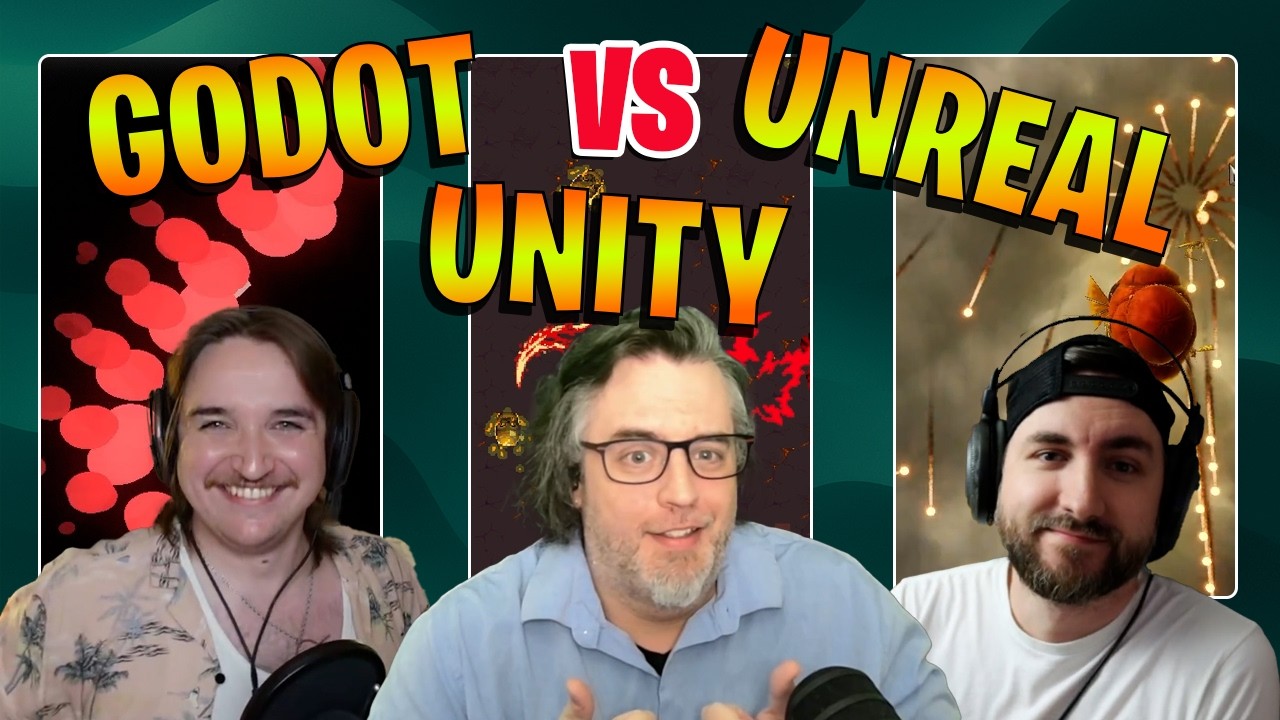 3 Devs Make Bullet Hell with ONE SCRIPT! - Godot vs Unity vs Unreal │ Game Dev Battle