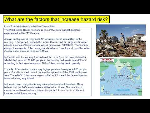 L01 - Types of hazard and hazard risk