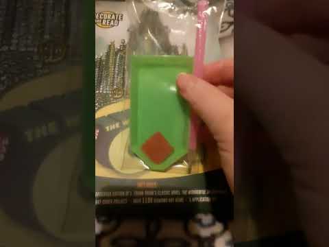 Diamond Art The Wonderful Wizard of Oz Decorate and Read Unboxing