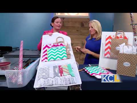 How to store gift wrap and bags