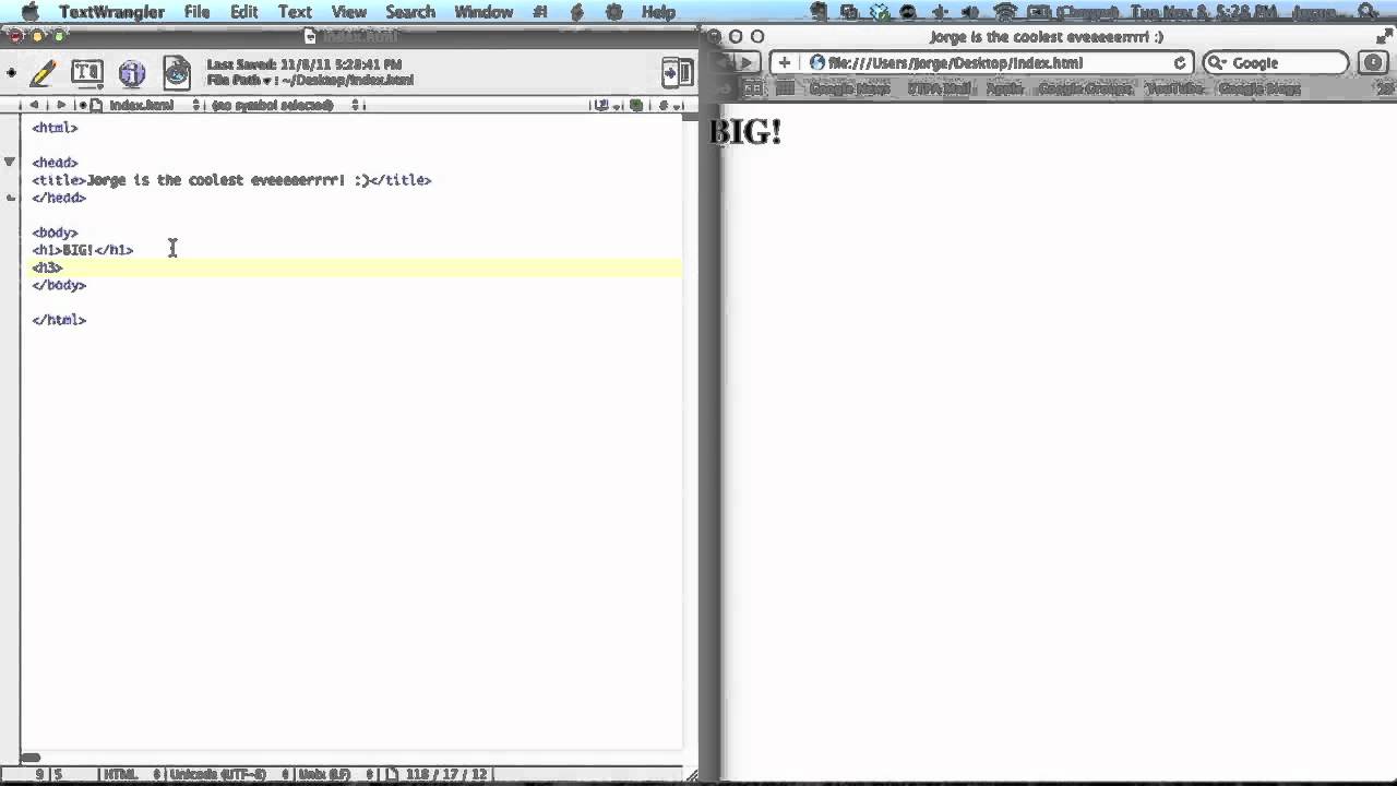 HTML Tutorial 2: Headers and Paragraphs