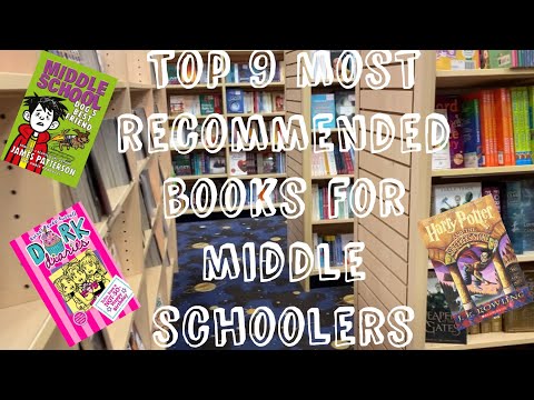 ✨TOP 9 MOST RECOMMENDED BOOKS FOR MIDDLE SCHOOLERS!!✨