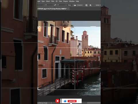 How To Crop Image Adobe Photoshop | How To Create Quickly Crop Image in Adobe Photoshop