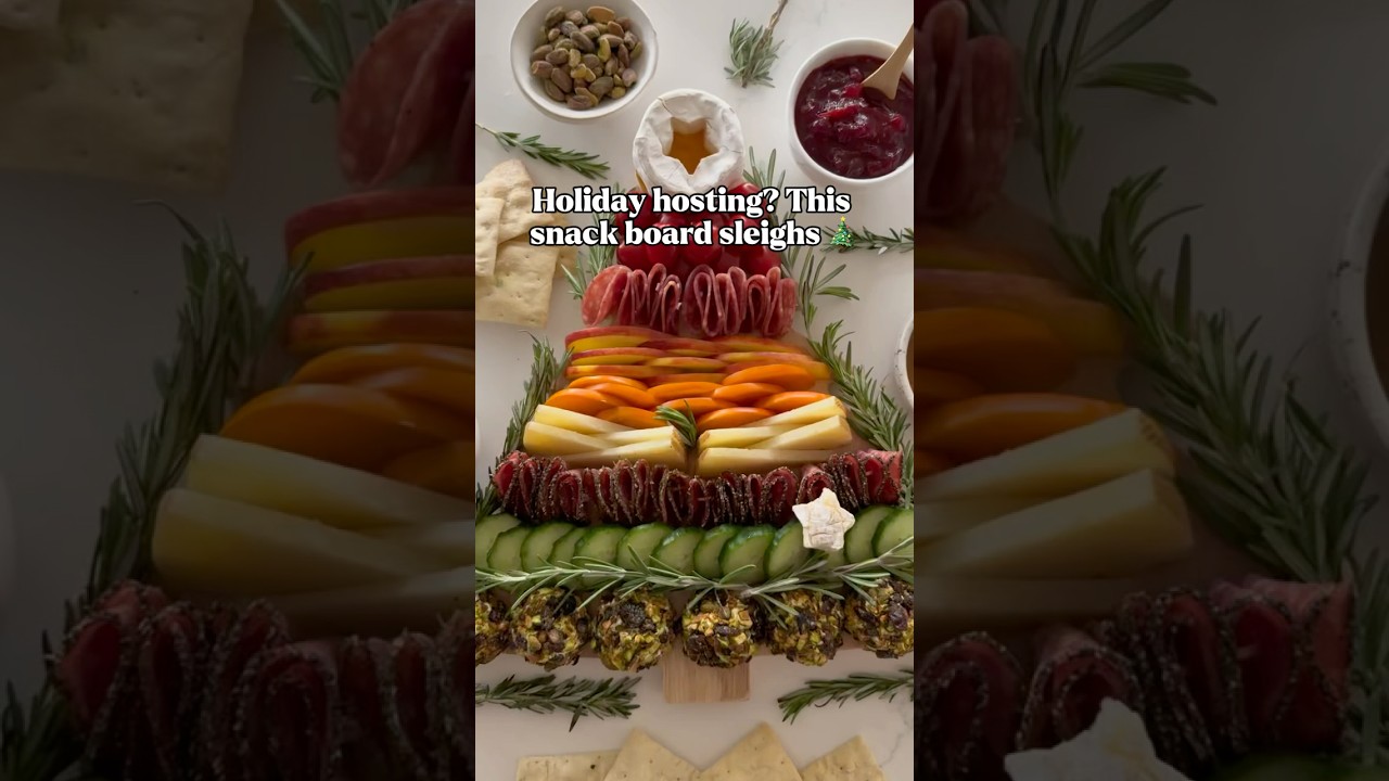 Christmas tree charcuterie board