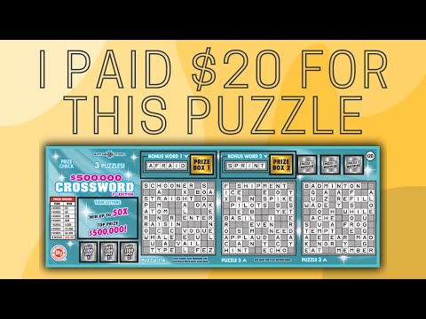 💰 MARYLAND'S BIGGEST AND MOST EXPENSIVE CROSSWORD PUZZLE! I wasn't expecting this outcome 🤑