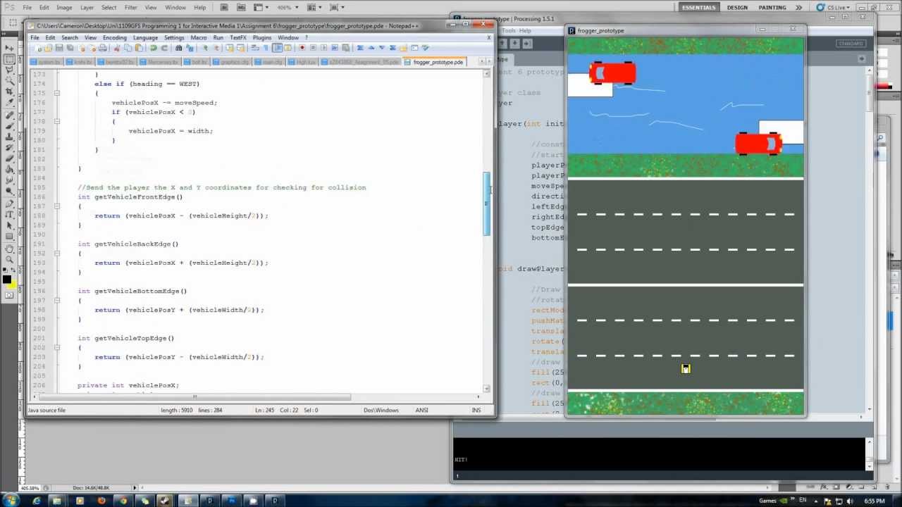 Programming A Game Prototype In Processing Part 1