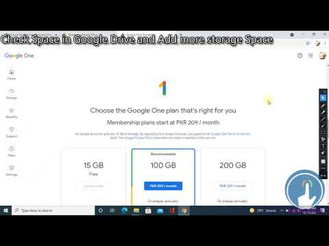 How to check your Google drive Storage Space Usage || How to buy Google drive Storage