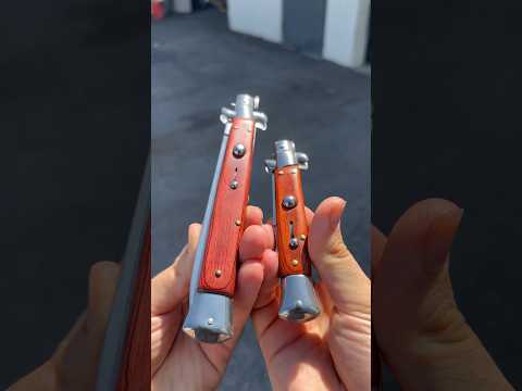What Size Italian Stiletto Switchblade Would You Pick? #shorts #pocketknife #chooseyourweapon