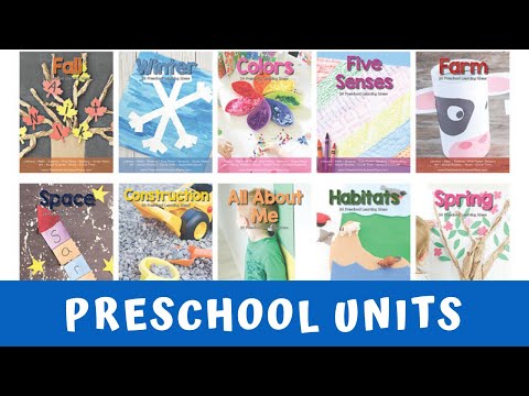 Preschool Unit Lesson Plans - An Entire YEAR worth of FUN and Learning!