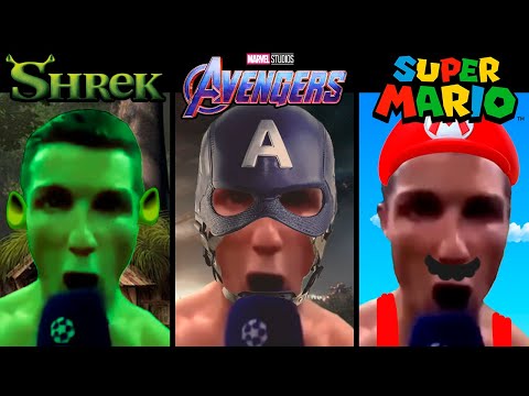 Cristiano Ronaldo's Siuu on different universes