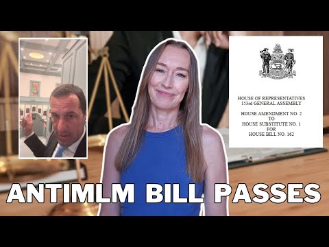 ANTIMLM BILL PASSES in Delaware and WILLIAM KEEP responds to the DSA #antimlm